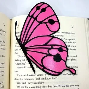 Handmade | Accents | Pink Butterfly 3d Printed Bookmark | Poshmark